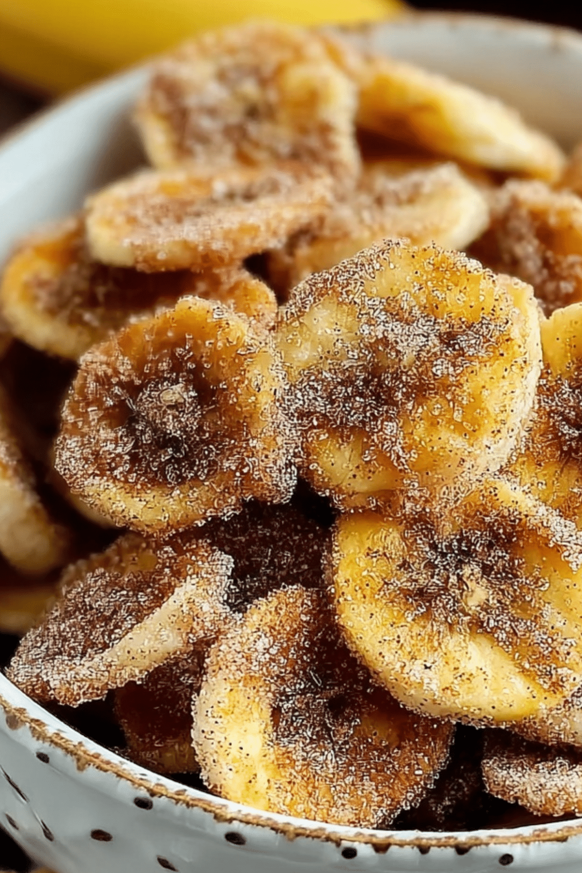 Cinnamon-Sugar Air Fryer Banana Chips – Easy Recipe - The Sisters Cooking