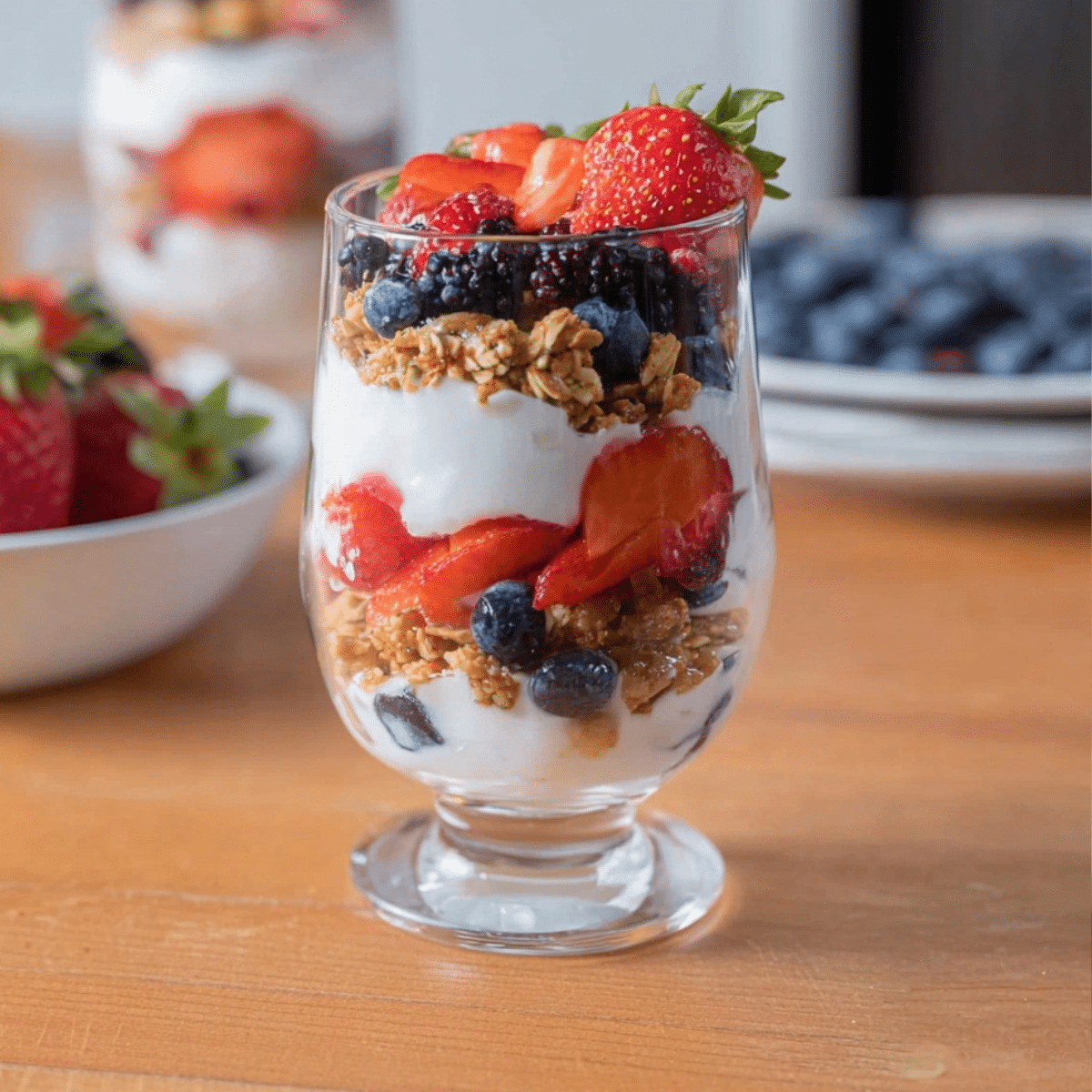 Fruit & Yogurt Parfait Recipe – 5 Easy Steps - The Sisters Cooking