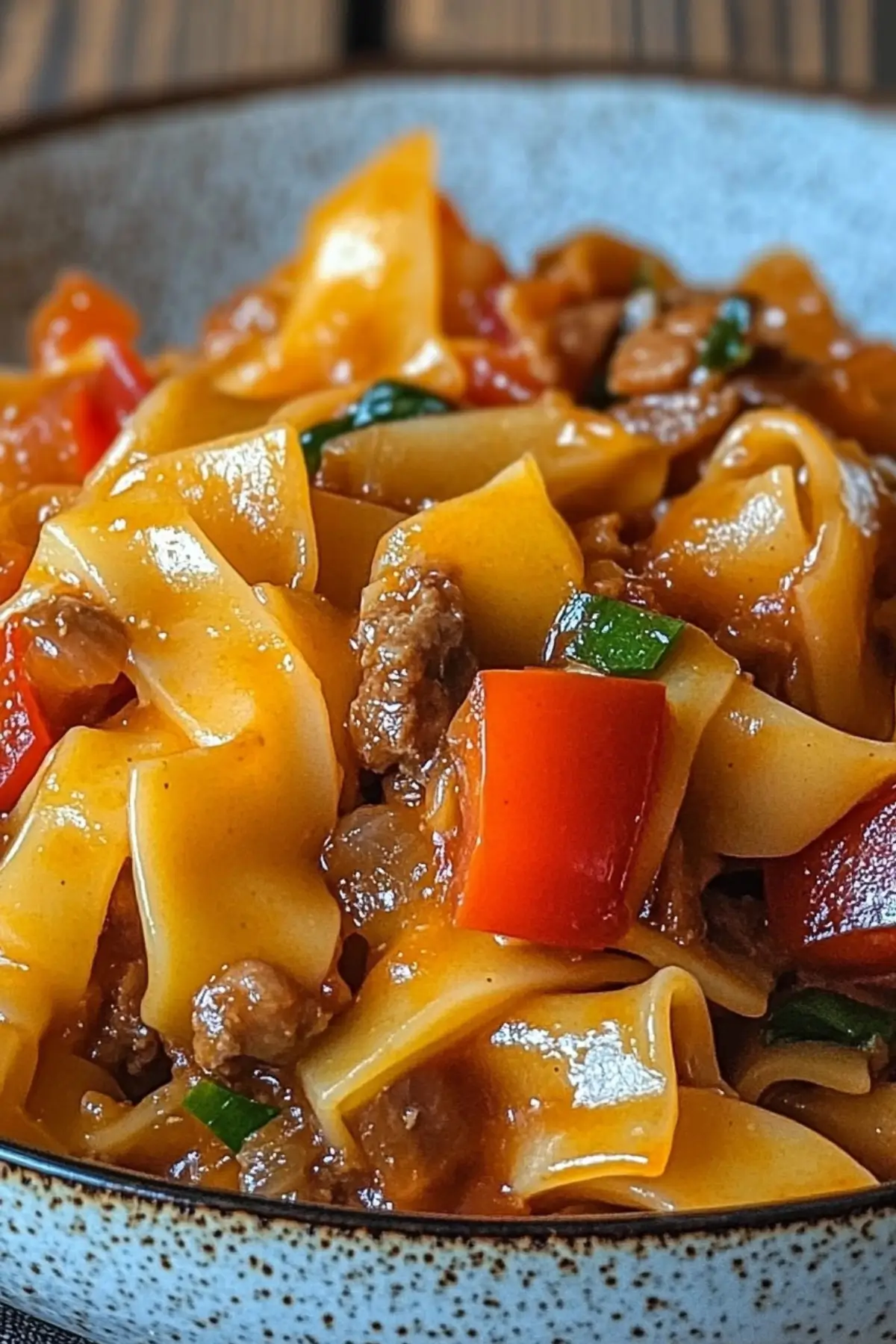 Italian Drunken Noodles - The Sisters Cooking