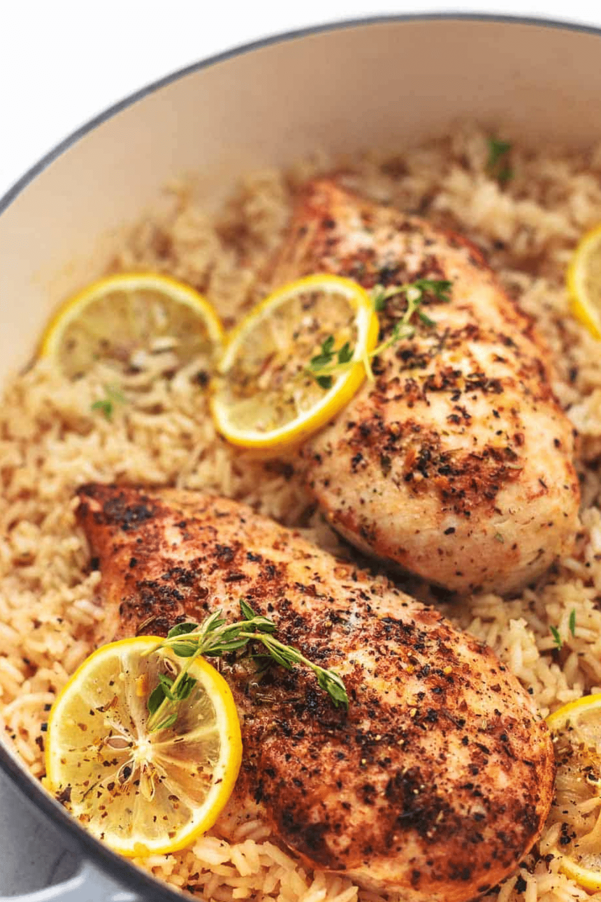 One Pot Lemon Herb Chicken and Rice: Easy Recipe - The Sisters Cooking