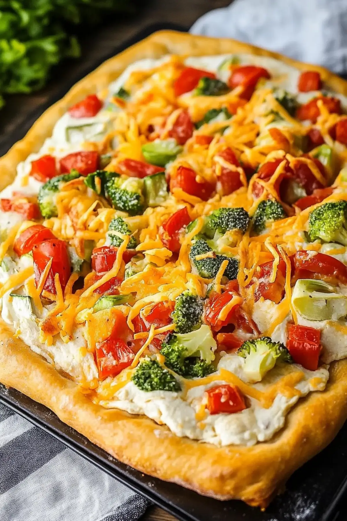 Vegetable Pizza - The Sisters Cooking