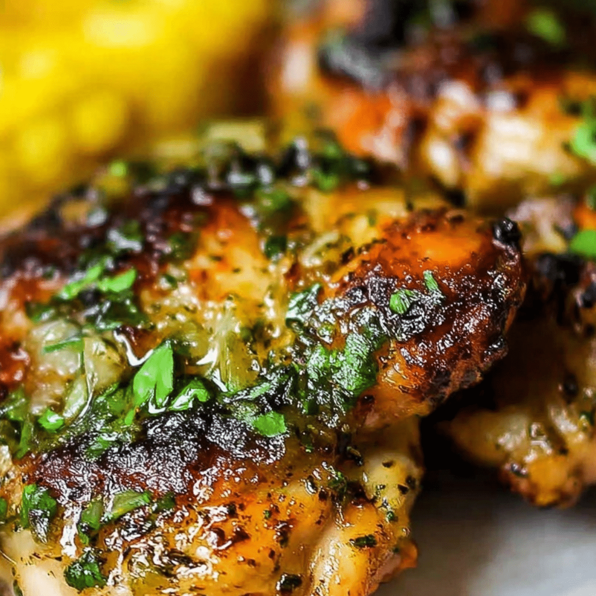 Chimichurri Chicken Thighs – Easy Grilled Recipe - The Sisters Cooking