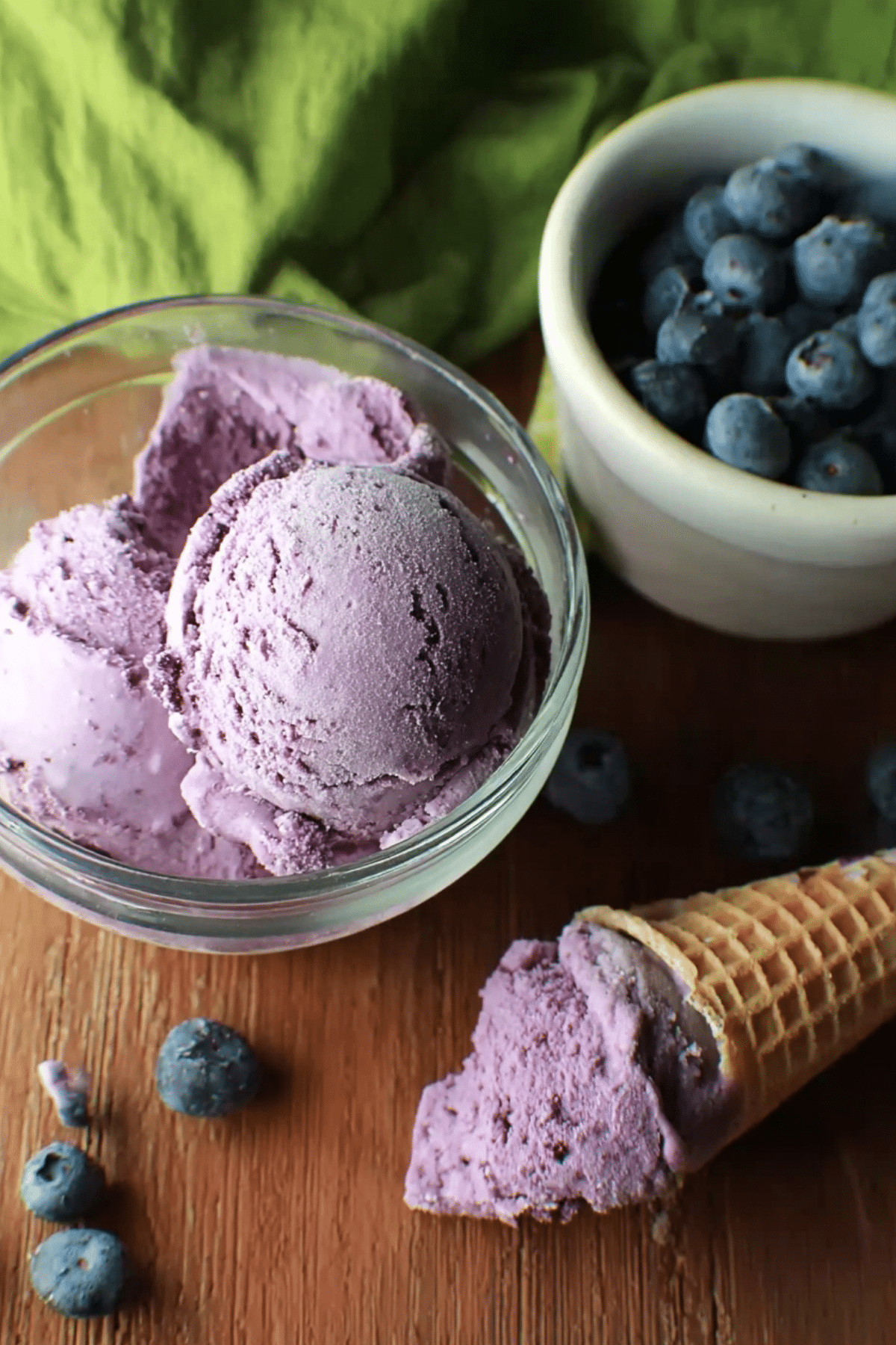 Homemade Blueberry Ice Cream – Best 1-Step Recipe - The Sisters Cooking