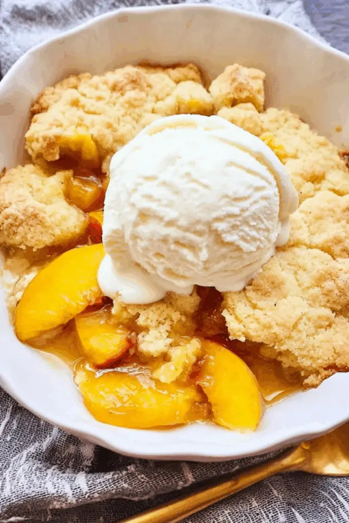 Nectarine Cobbler: Best Recipe Ever - The Sisters Cooking