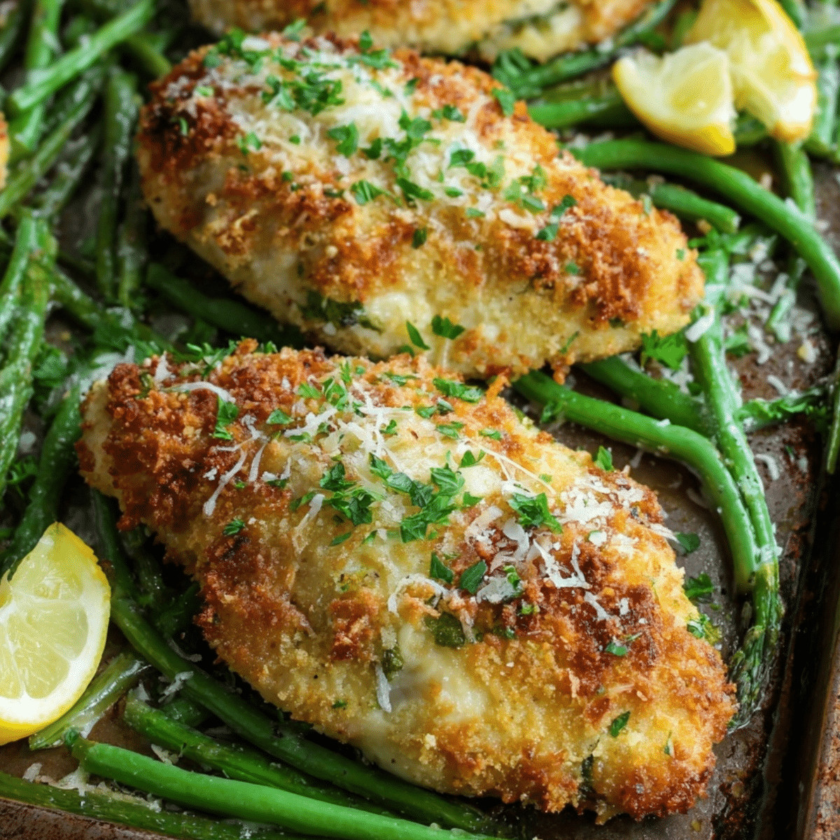 Parmesan Crusted Chicken – Easy 1-Pan Family Dinner - The Sisters Cooking