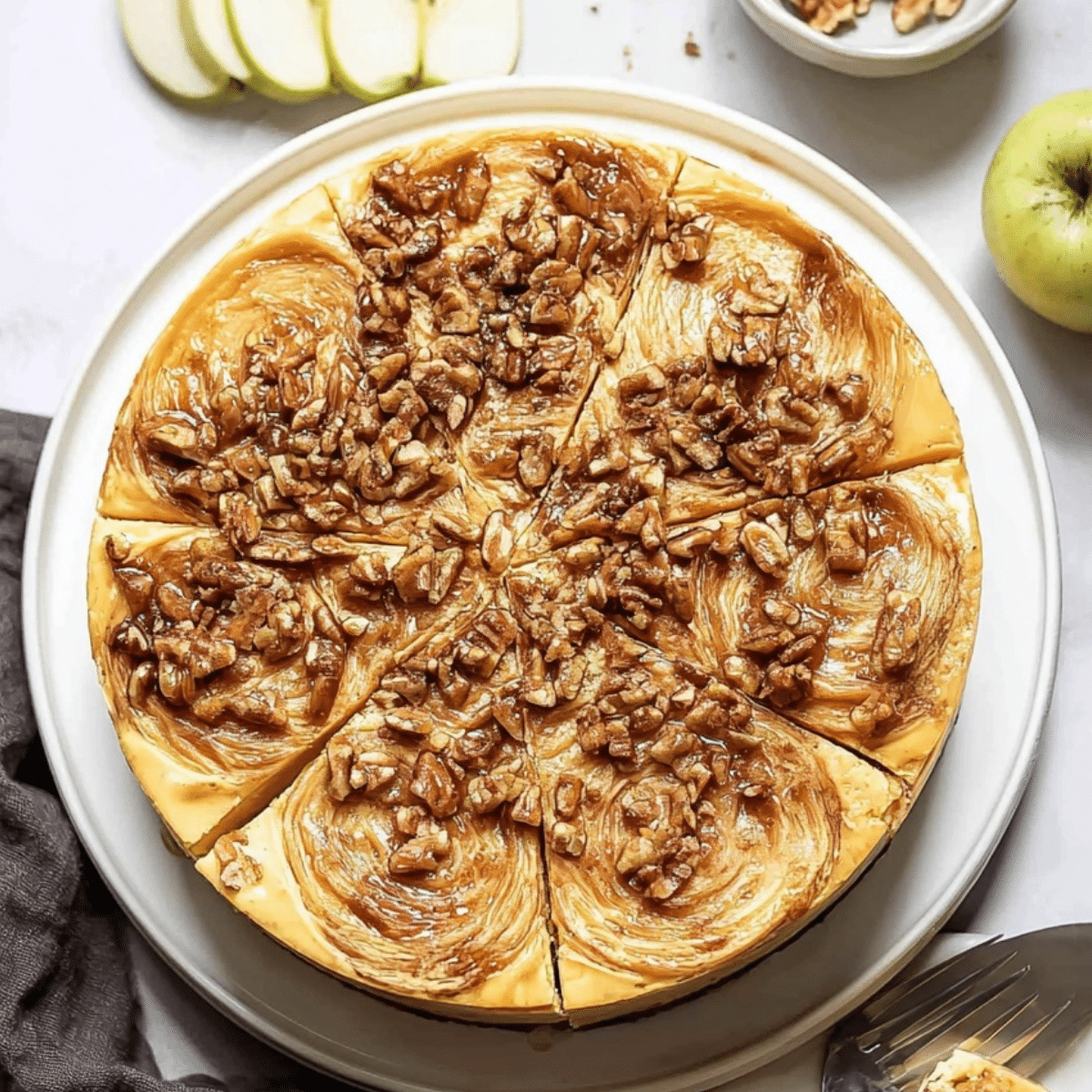 Autumn Cheesecake – Best Fall Dessert - The Sisters Cooking