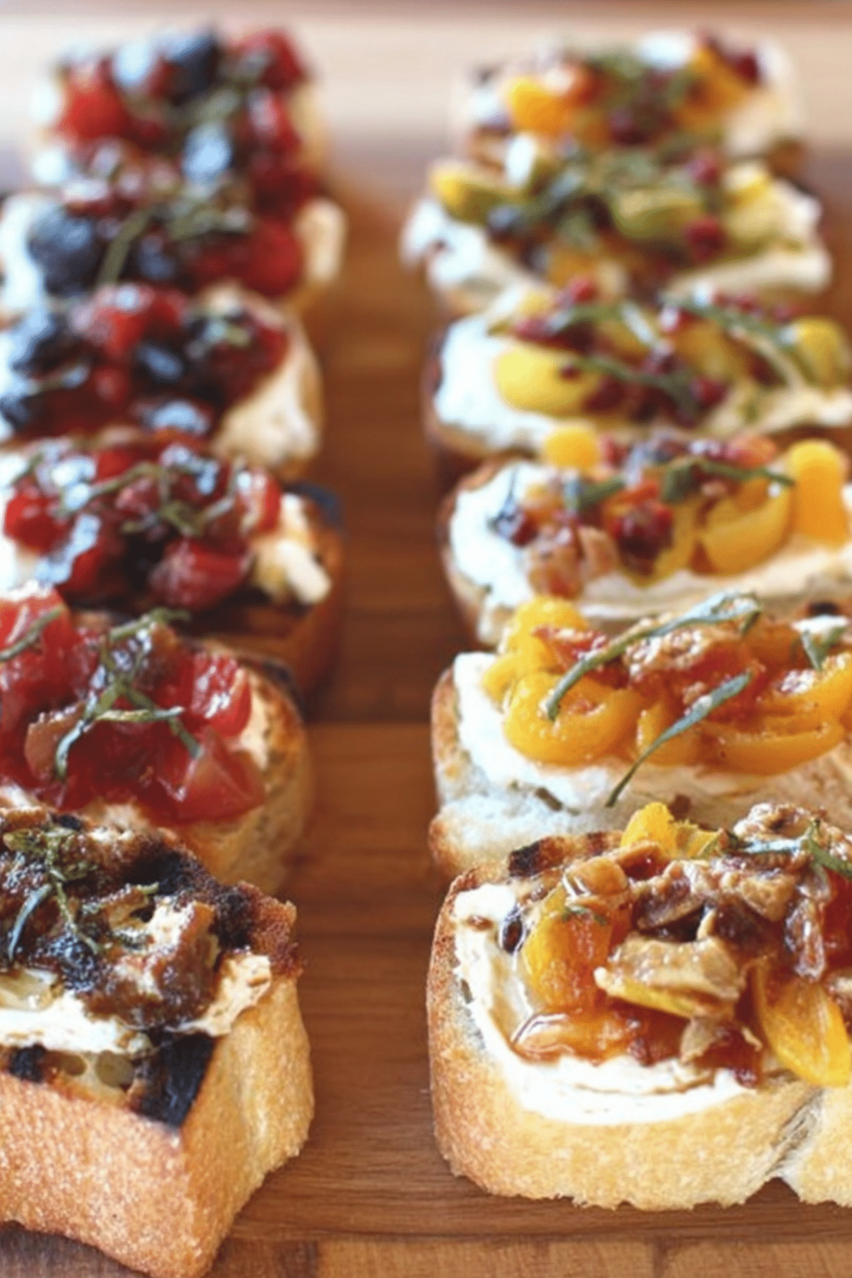 Bruschetta Bar: The Best Party Appetizer - The Sisters Cooking