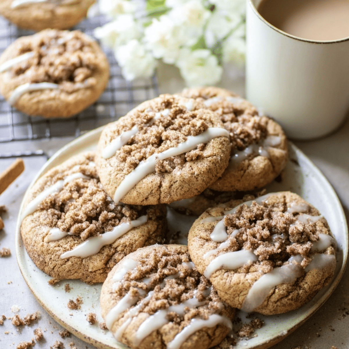 Coffee Cake Cookies – Best Dessert - The Sisters Cooking