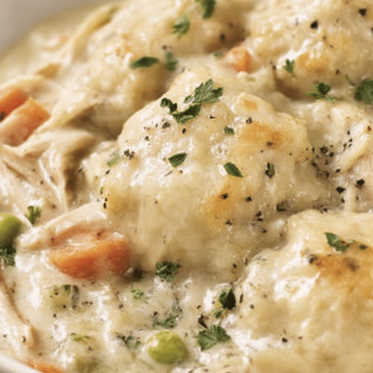 Crockpot Chicken & Dumplings – Easy Comfort Food - The Sisters Cooking
