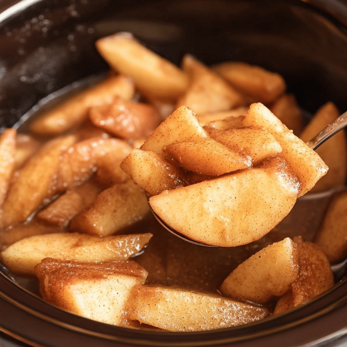 Crockpot Cinnamon Apples: Easy Recipe - The Sisters Cooking