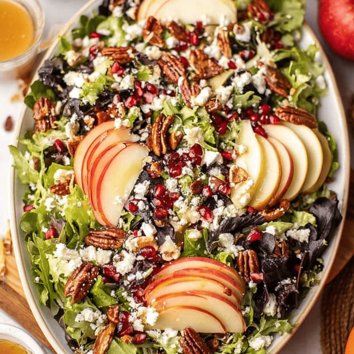 Fall Harvest Salad with Apple Cider Vinaigrette – Easy & Delicious ...