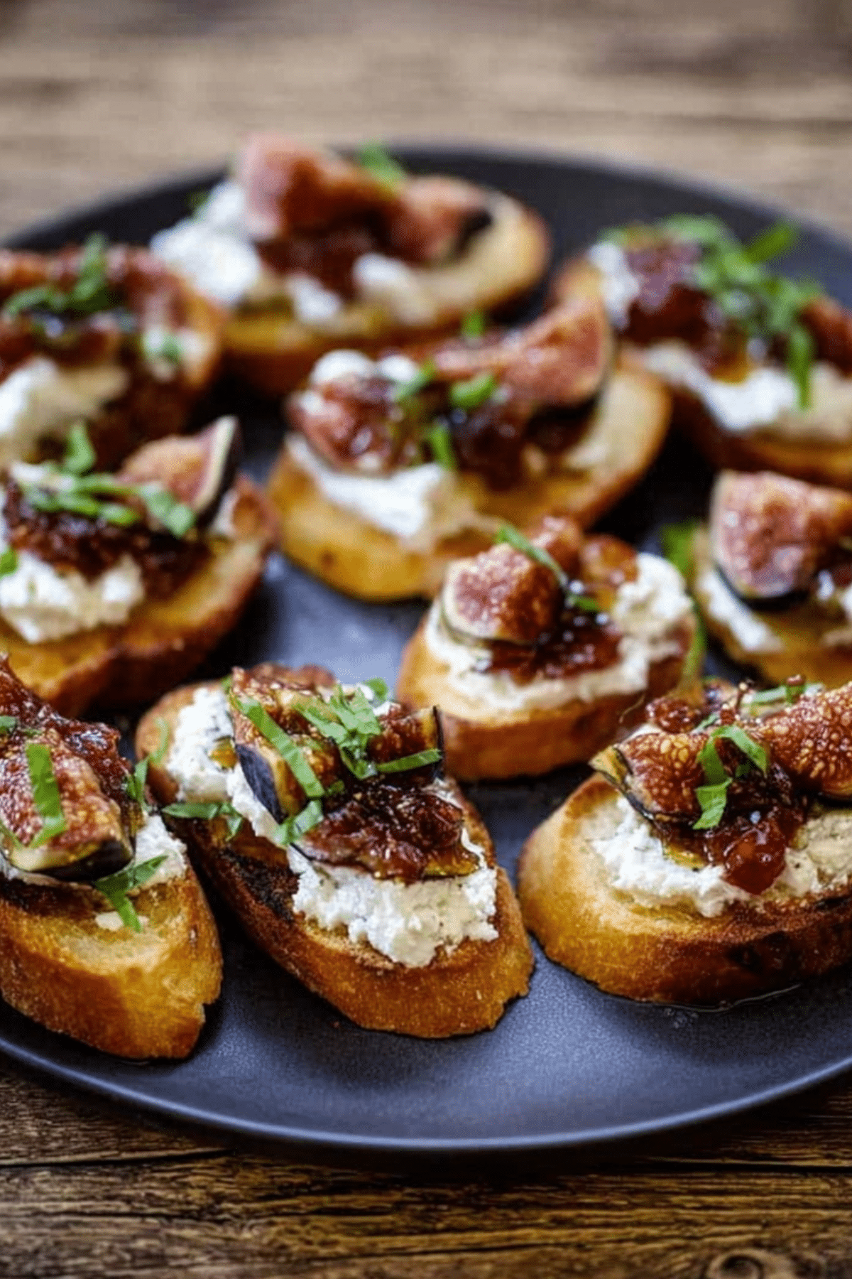 Golden Fig Bruschetta – Easy Appetizer - The Sisters Cooking