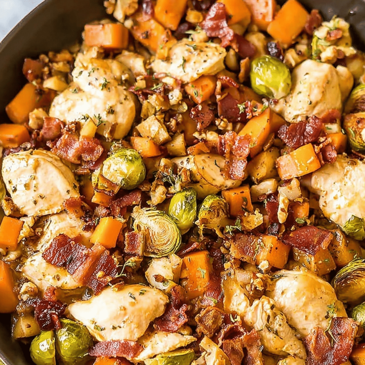Harvest Chicken Skillet – Easy One-Pot - The Sisters Cooking