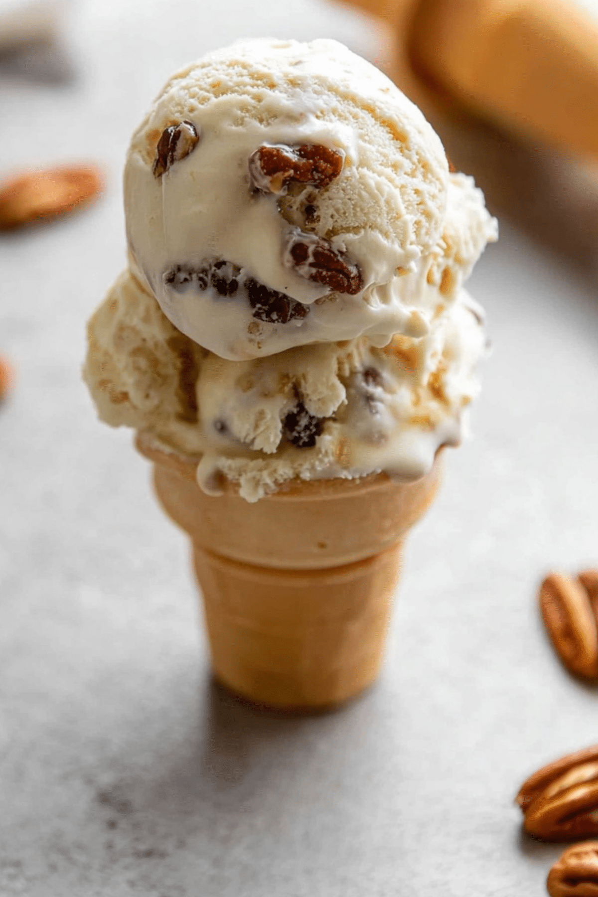 Homemade Butter Pecan Ice Cream: Easy Recipe - The Sisters Cooking