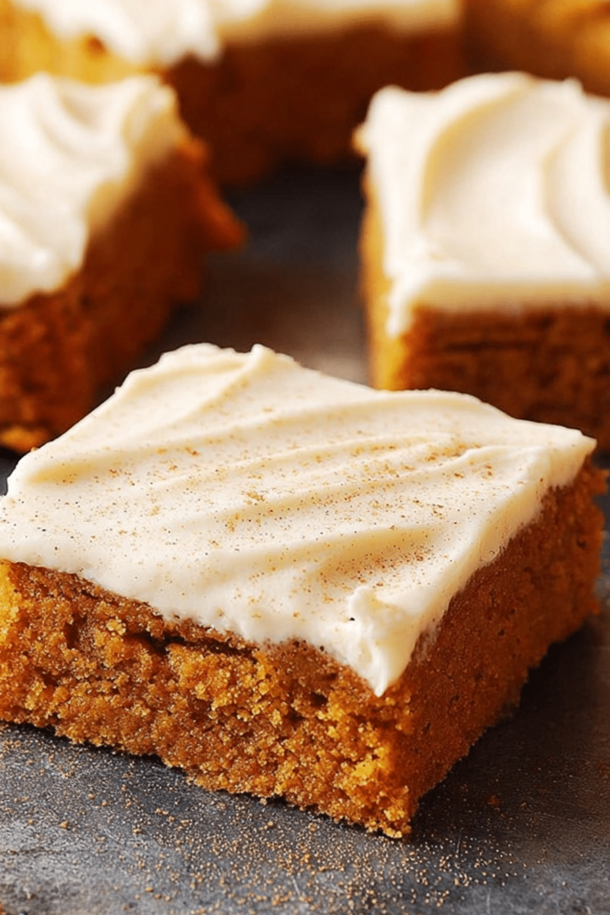 Libby Pumpkin Bars with Easy Cream Cheese Frosting - The Sisters Cooking