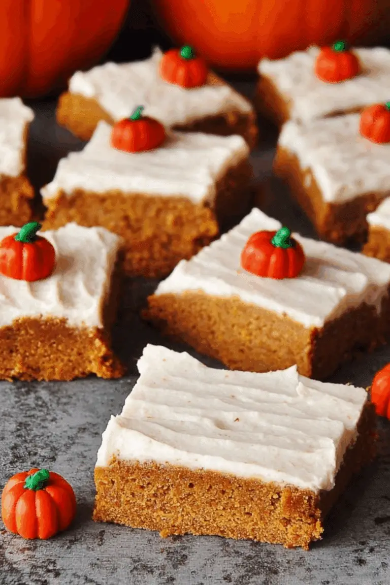 Libby Pumpkin Bars with Easy Cream Cheese Frosting - The Sisters Cooking