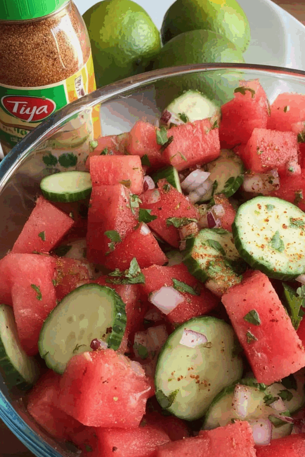 Mexican Watermelon Cucumber Salad – Best Summer - The Sisters Cooking