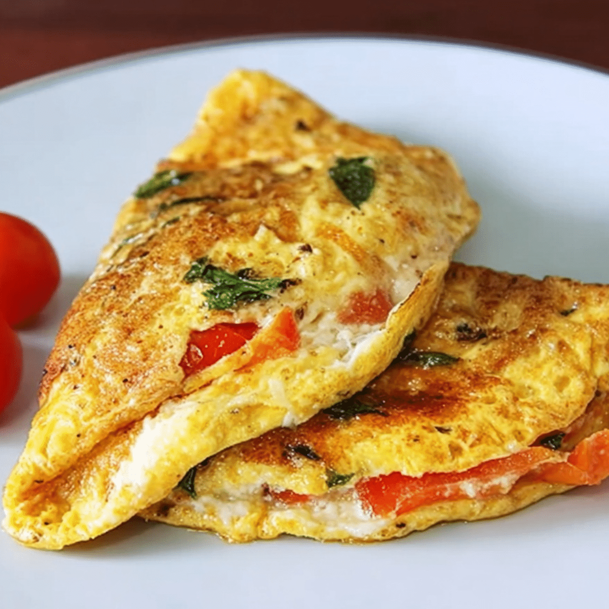 Mozzarella Cheese Omelette – Easy & Cheesy Recipe - The Sisters Cooking