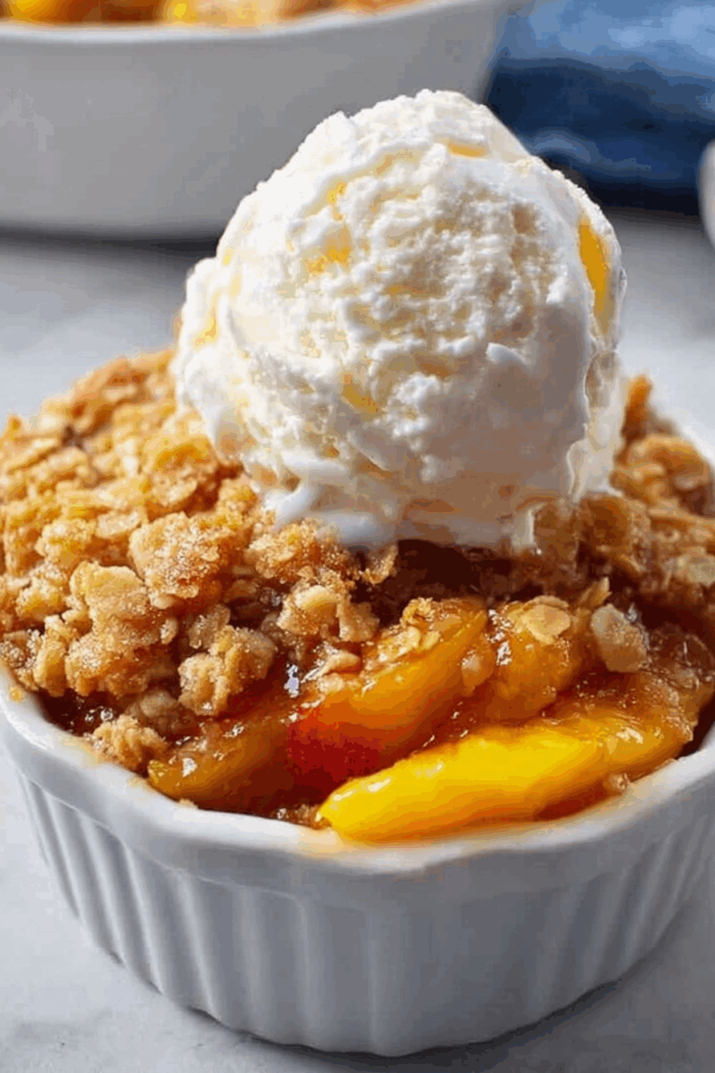 Nectarine Brown Sugar Crisp – Best Easy Dessert - The Sisters Cooking