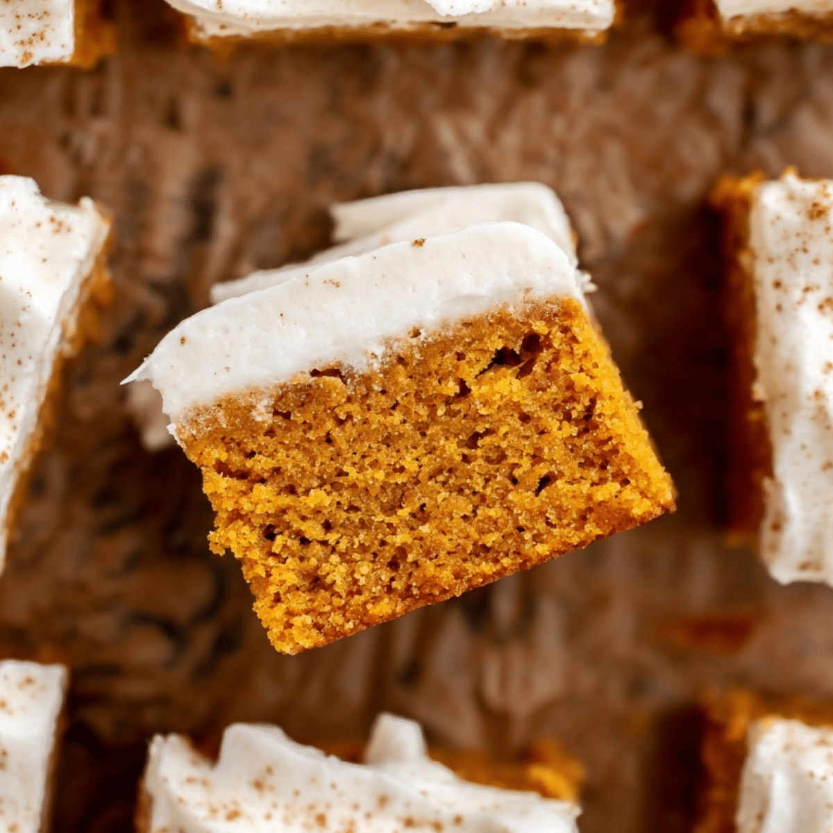 Pumpkin Bars with Cream Cheese Frosting – Easy Recipe - The Sisters Cooking