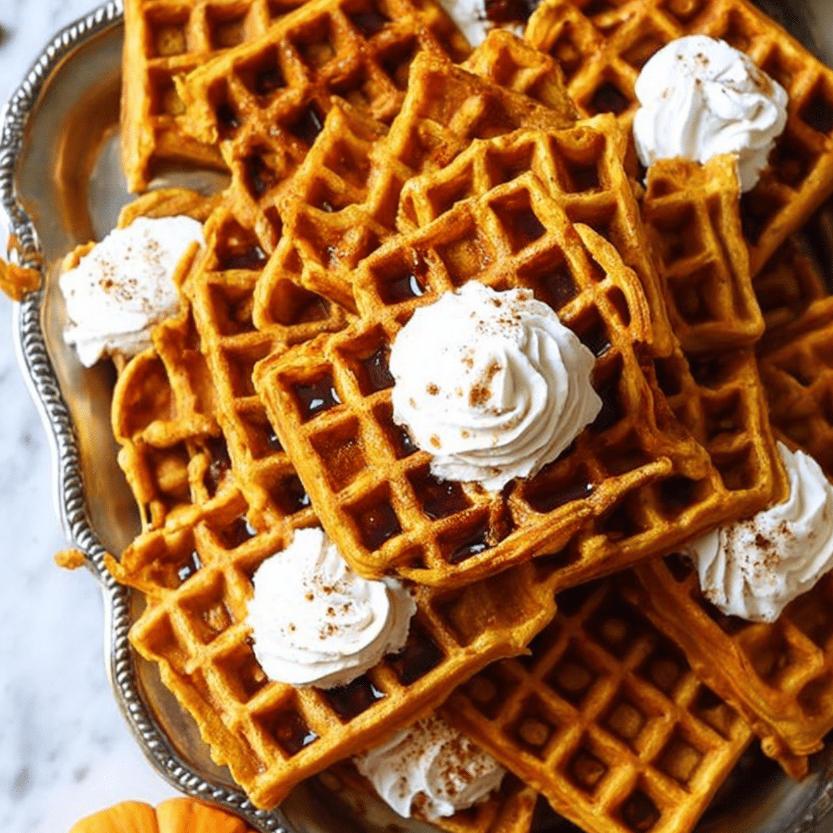 Pumpkin Spice Waffles – Best Recipe for Fall - The Sisters Cooking