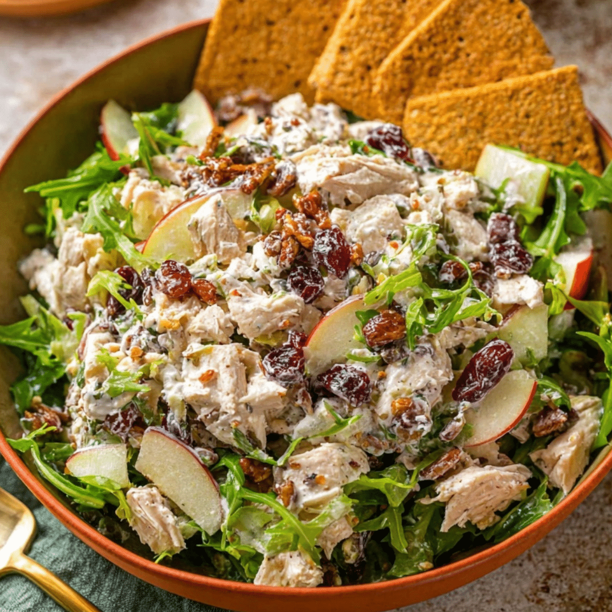 Fall Chicken Salad Recipe - Easy and Delicious - The Sisters Cooking