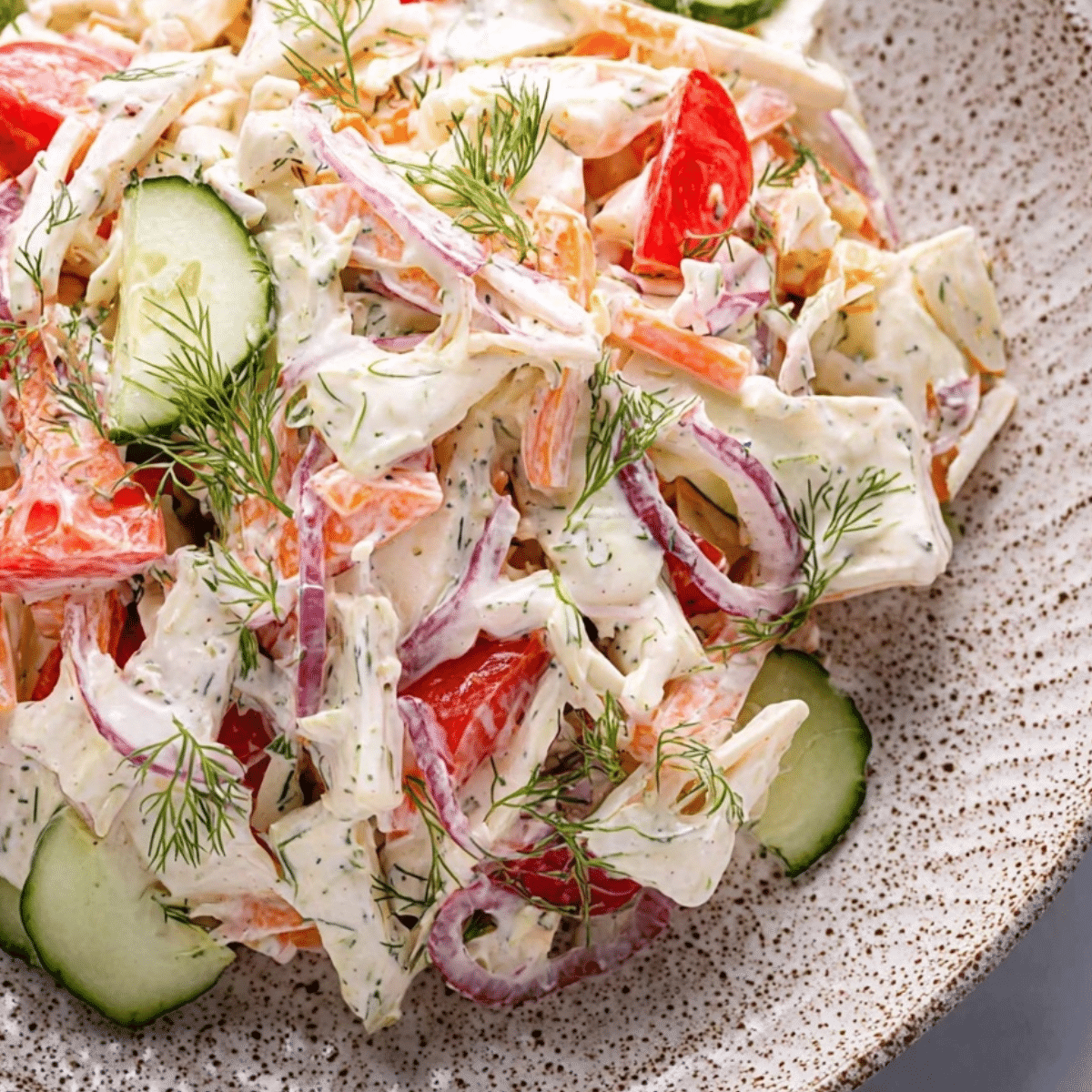 Surimi Salad Recipe – Easy & Fresh - The Sisters Cooking
