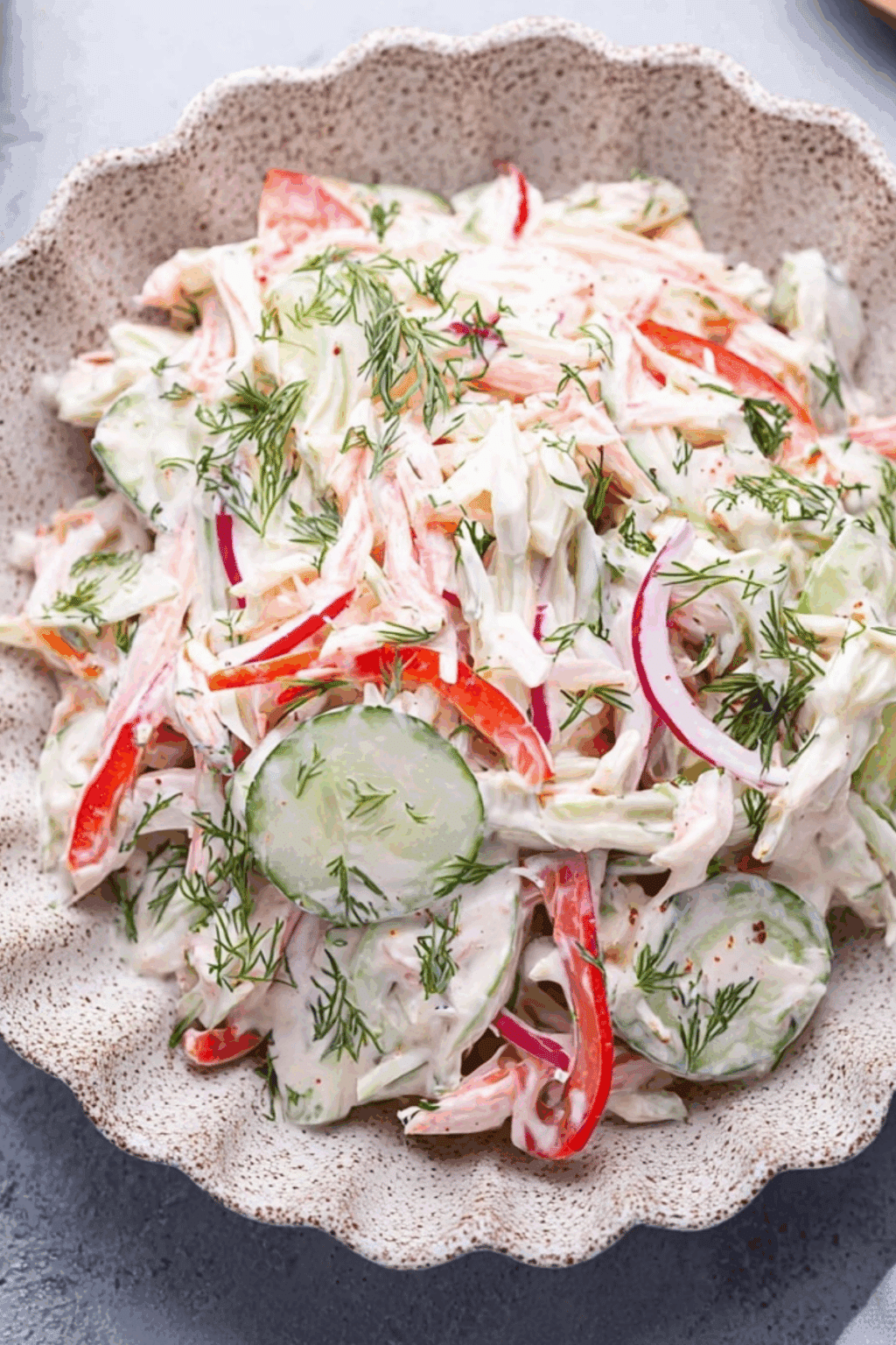 Surimi Salad Recipe – Easy & Fresh - The Sisters Cooking