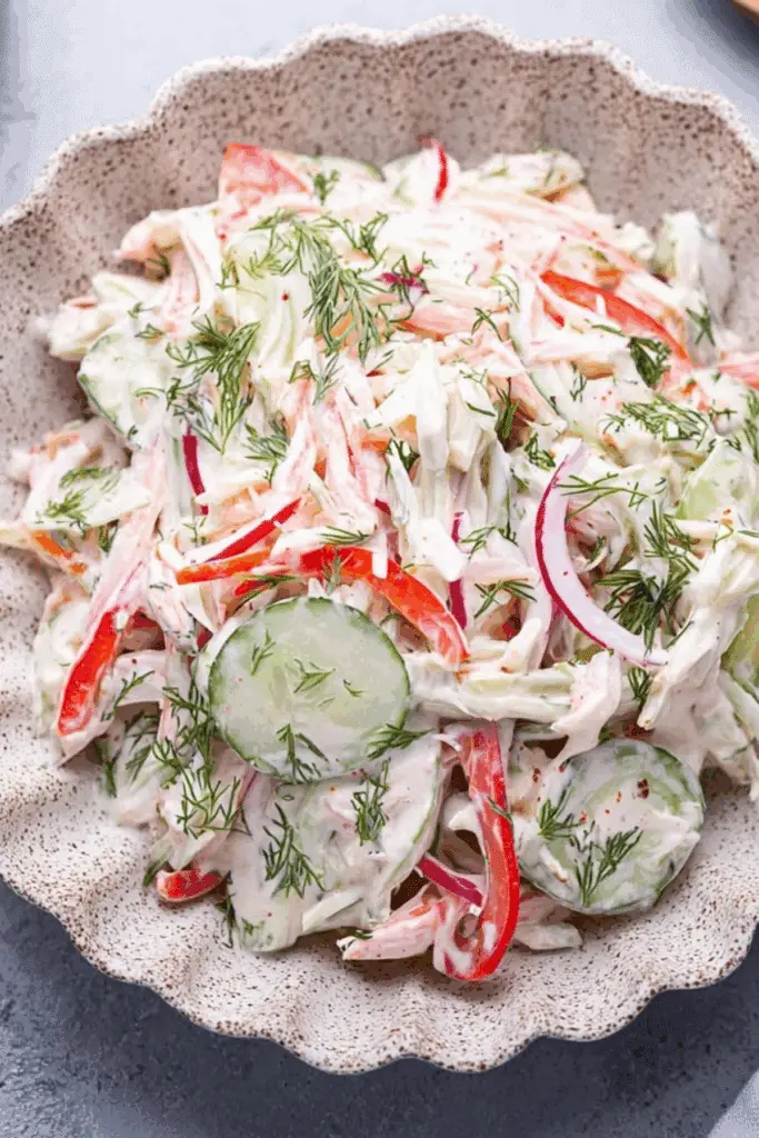Surimi Salad Recipe – Easy & Fresh - The Sisters Cooking