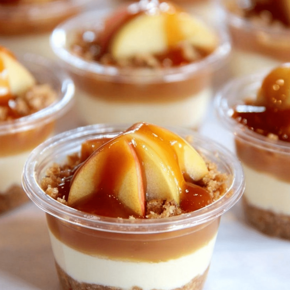 Caramel Apple Dessert Cups – Easy Layer Treat - The Sisters Cooking