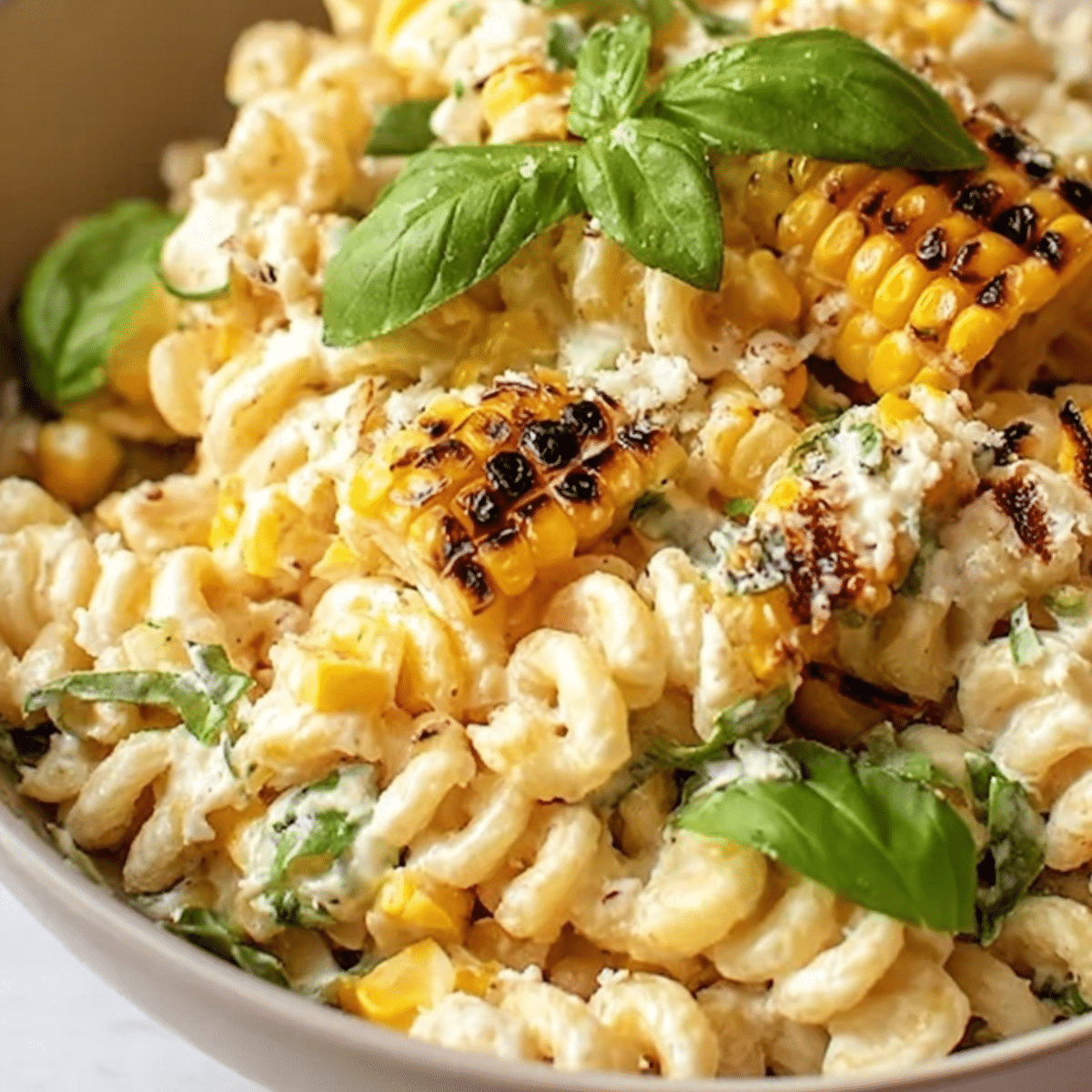 Creamy Street Corn Pasta Salad – Easy Recipe - The Sisters Cooking