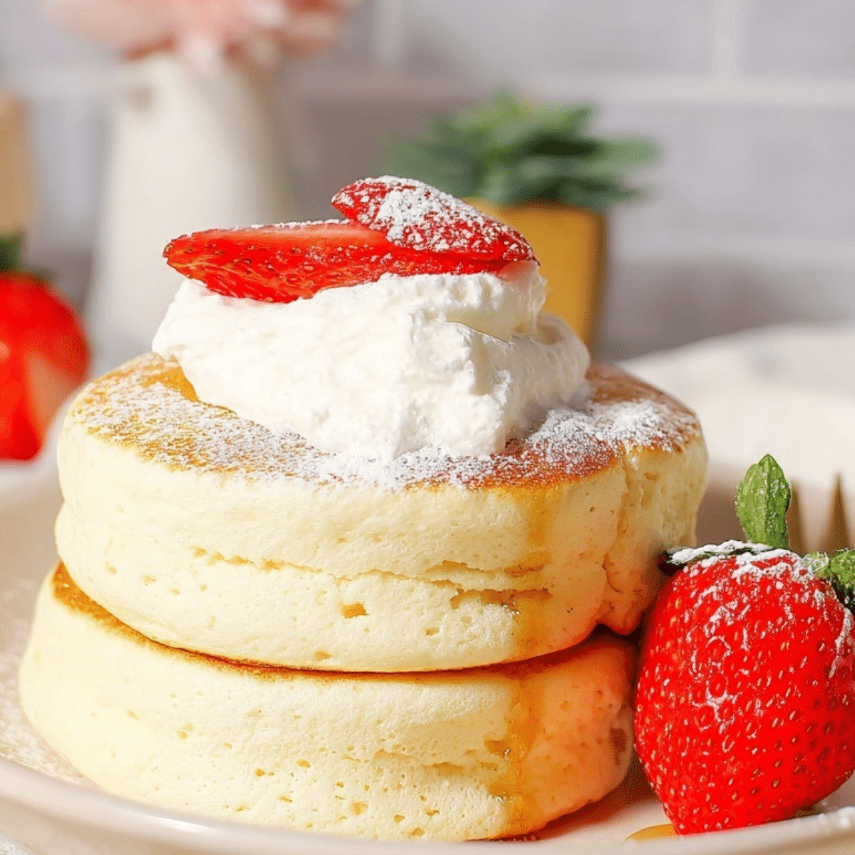 Fluffy Japanese Soufflé Pancakes – Best Recipe - The Sisters Cooking