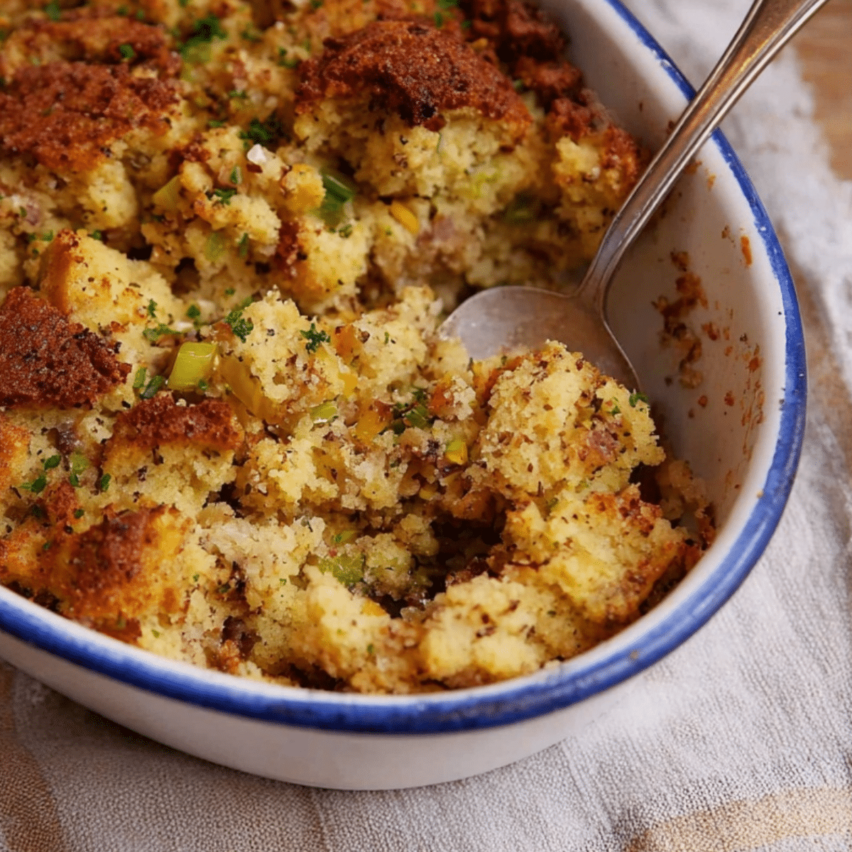 Old-Fashioned Cornbread Dressing Recipe - Easy & Delicious - The ...