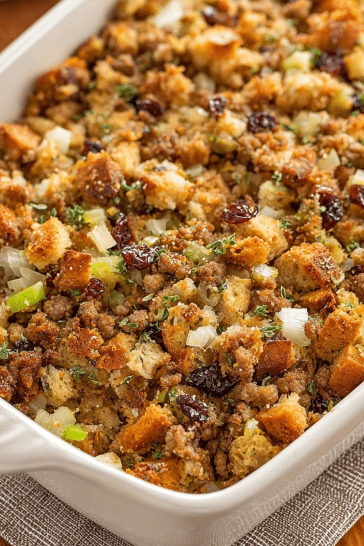Sausage Stuffing Recipe – Best Side Dish - The Sisters Cooking