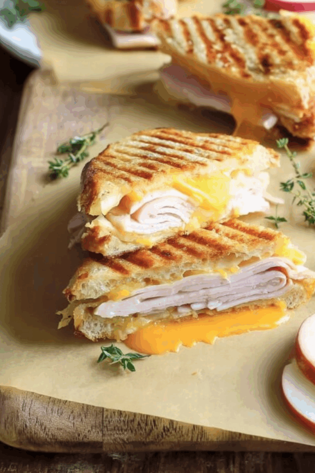 Turkey Apple and Cheddar Panini – Easy Fall Recipe - The Sisters Cooking