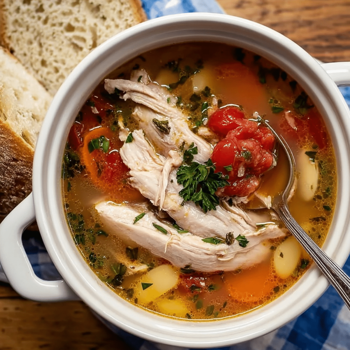 Tuscan Chicken Soup – Best Hearty Meal - The Sisters Cooking