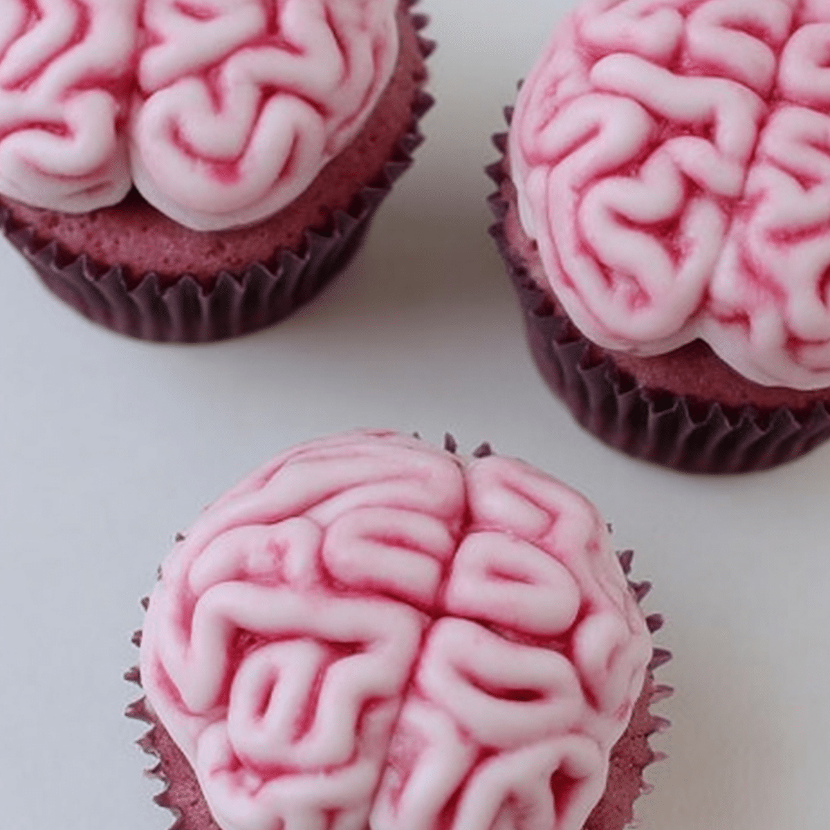 Zombie Brain Cupcakes: Easy & Natural Halloween Recipe - The Sisters ...