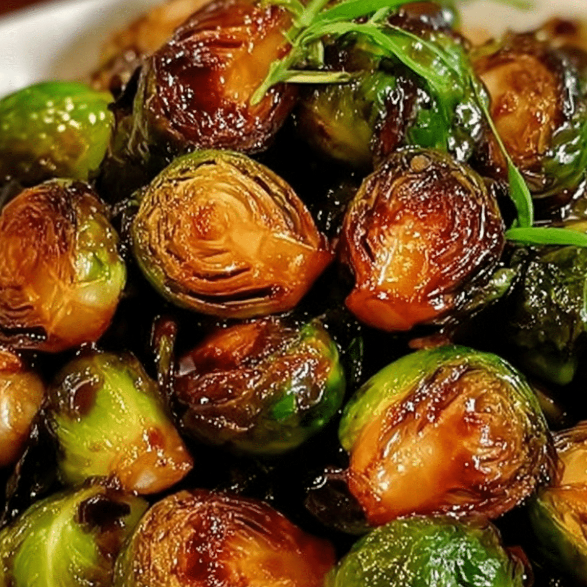 Balsamic Glazed Brussels Sprouts – Easy & Delicious Recipe - The ...