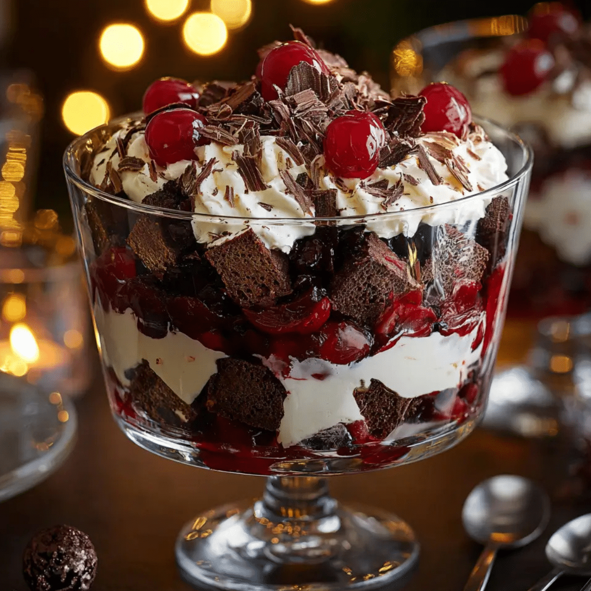 Black Forest Trifle for Christmas: Easy Recipe - The Sisters Cooking