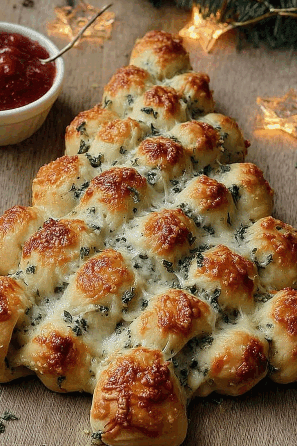 Cheesy Christmas Tree Bread – Easy and Festive Recipe - The Sisters Cooking