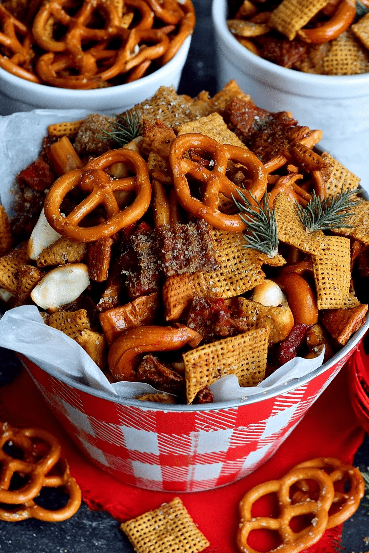 Christmas Eve Savoury Snack Mix – Easy Recipe - The Sisters Cooking