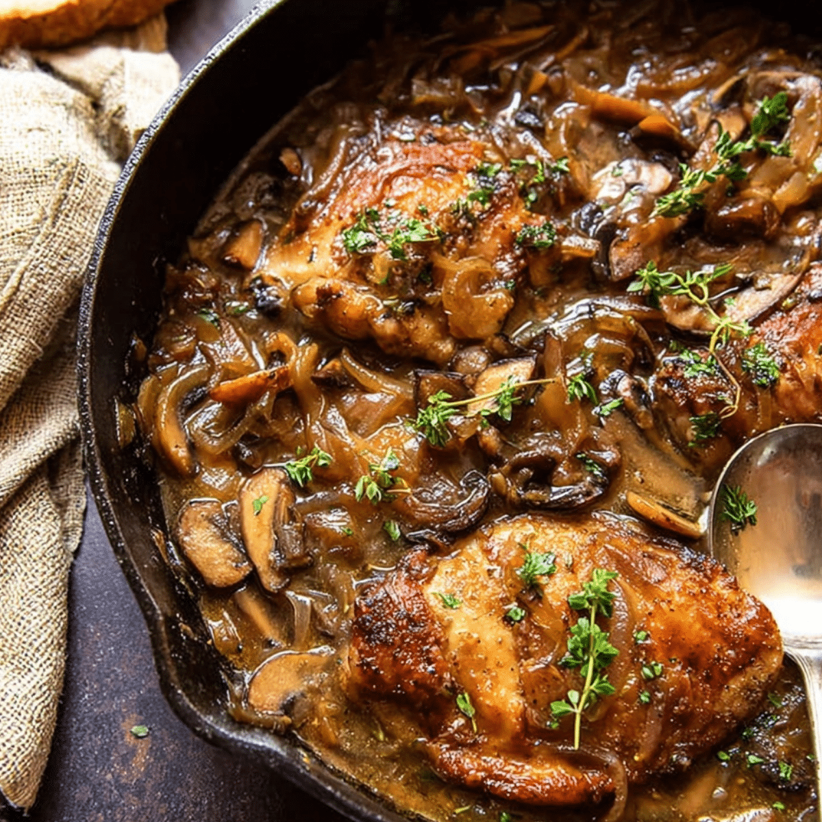 Cider Braised Chicken – Easy Fall Recipe - The Sisters Cooking