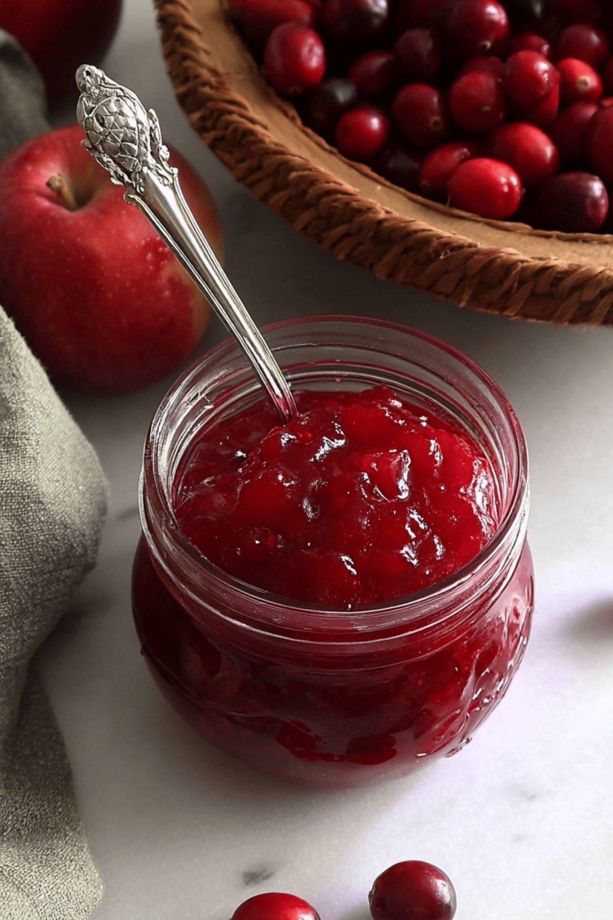 Cranberry Apple Jam – Simple and Delicious Recipe - The Sisters Cooking