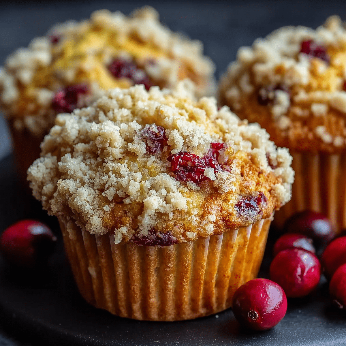 Cranberry Orange Muffins with Streusel – Delicious & Easy Recipe - The ...