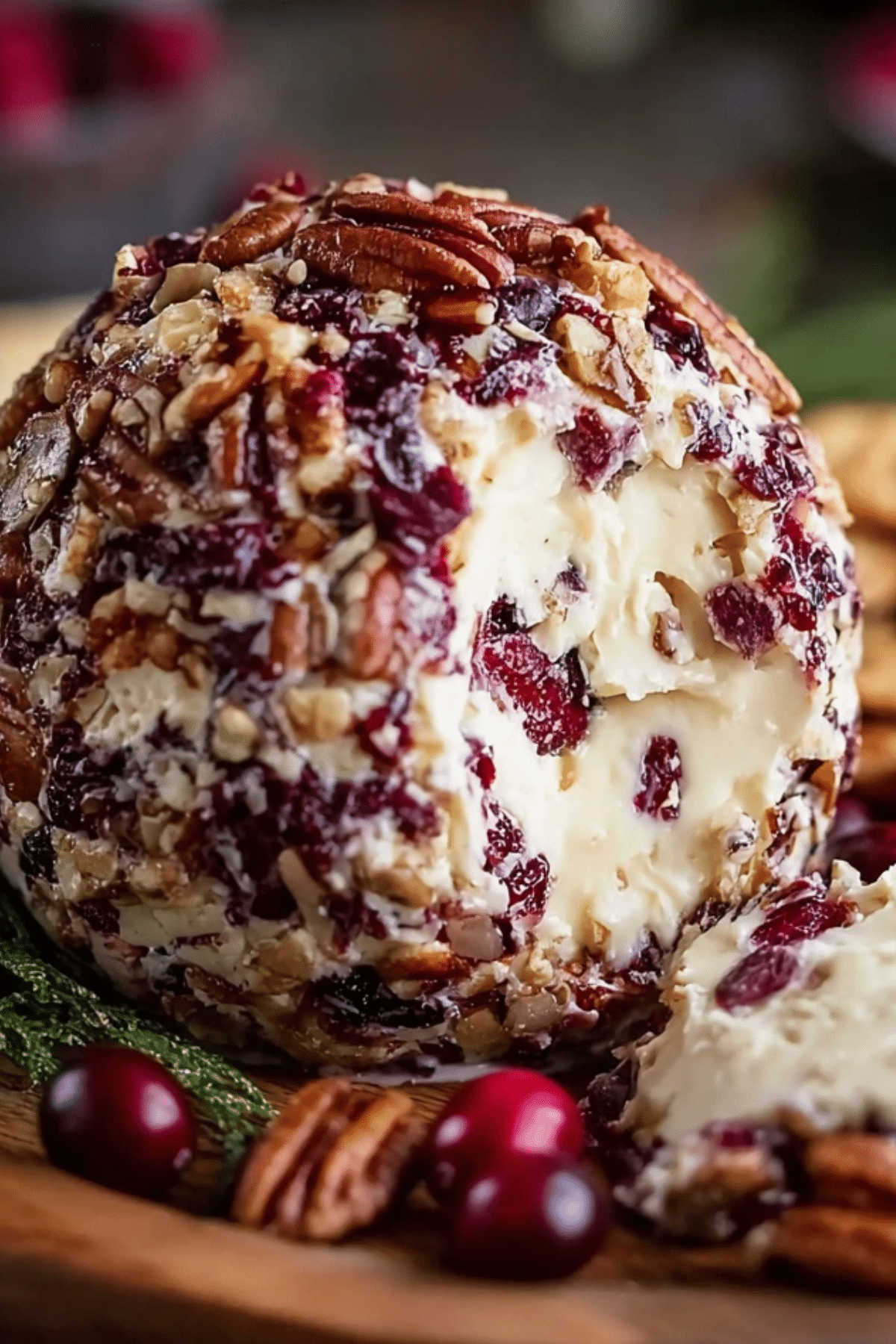 Cranberry Pecan Cheese Ball – Easy Holiday Appetizer Recipe - The ...