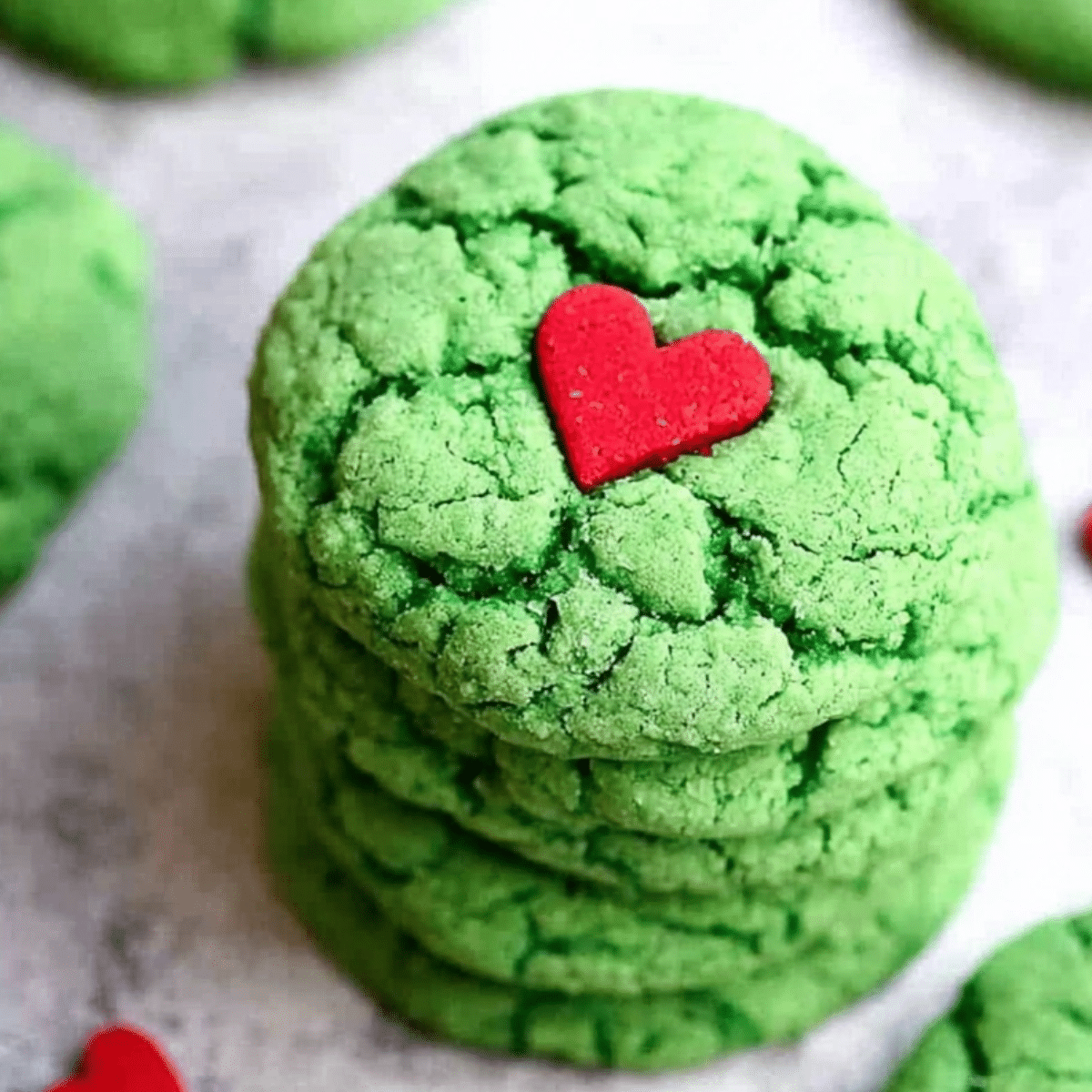 Crinkly Grinch Cookies: Best Holiday Treats - The Sisters Cooking