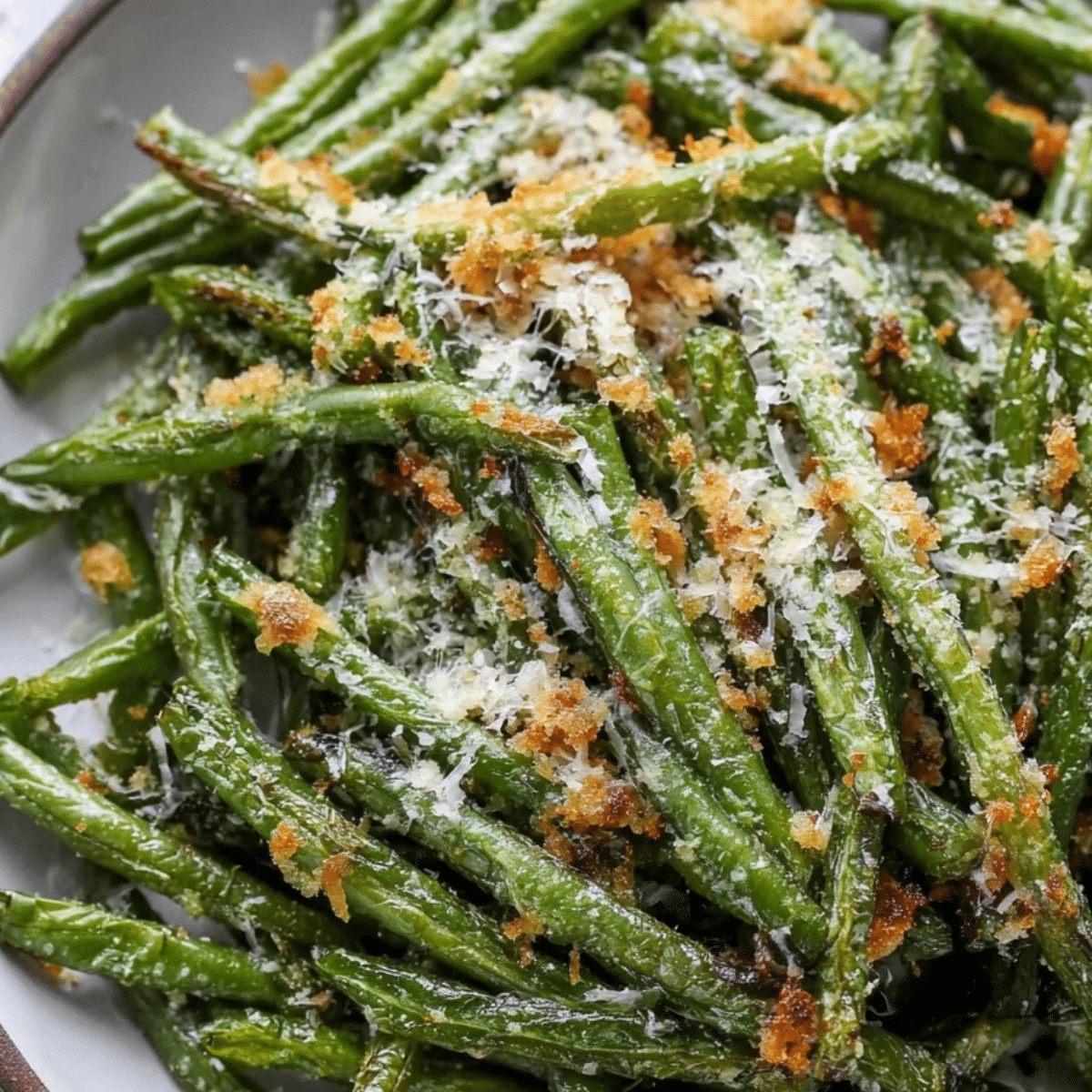 Crispy Garlic Parmesan Roasted Green Beans – Best Recipe - The Sisters ...