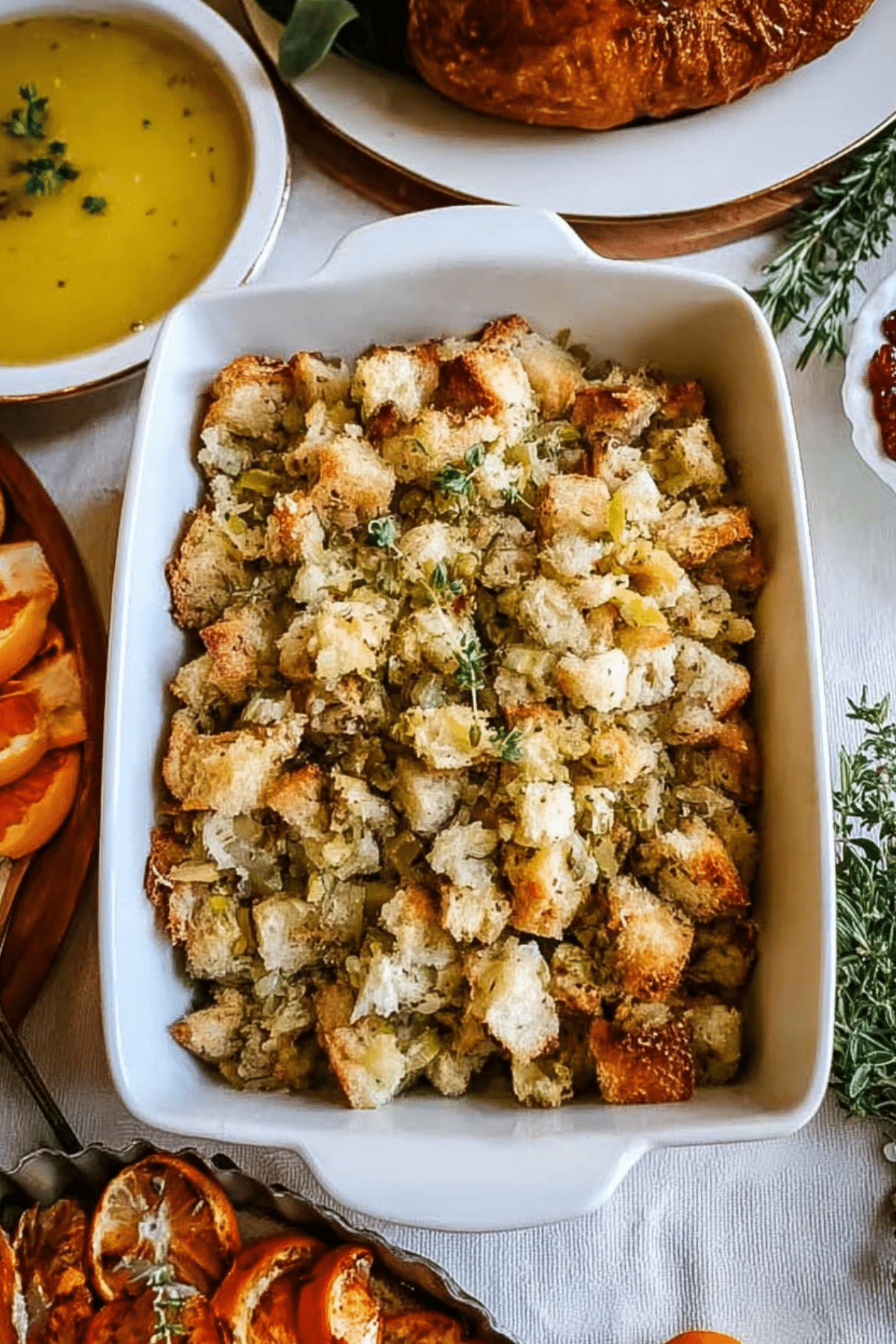 Classic Butter Herb Stuffing Recipe – Easy & Delicious - The Sisters ...