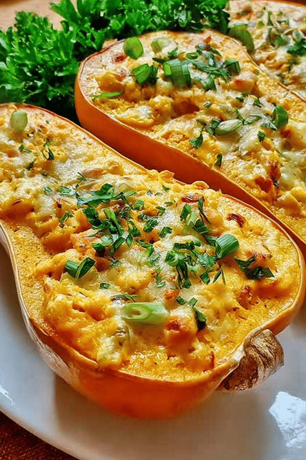 Double Stuffed Butternut Squash – Best Fall Recipe - The Sisters Cooking