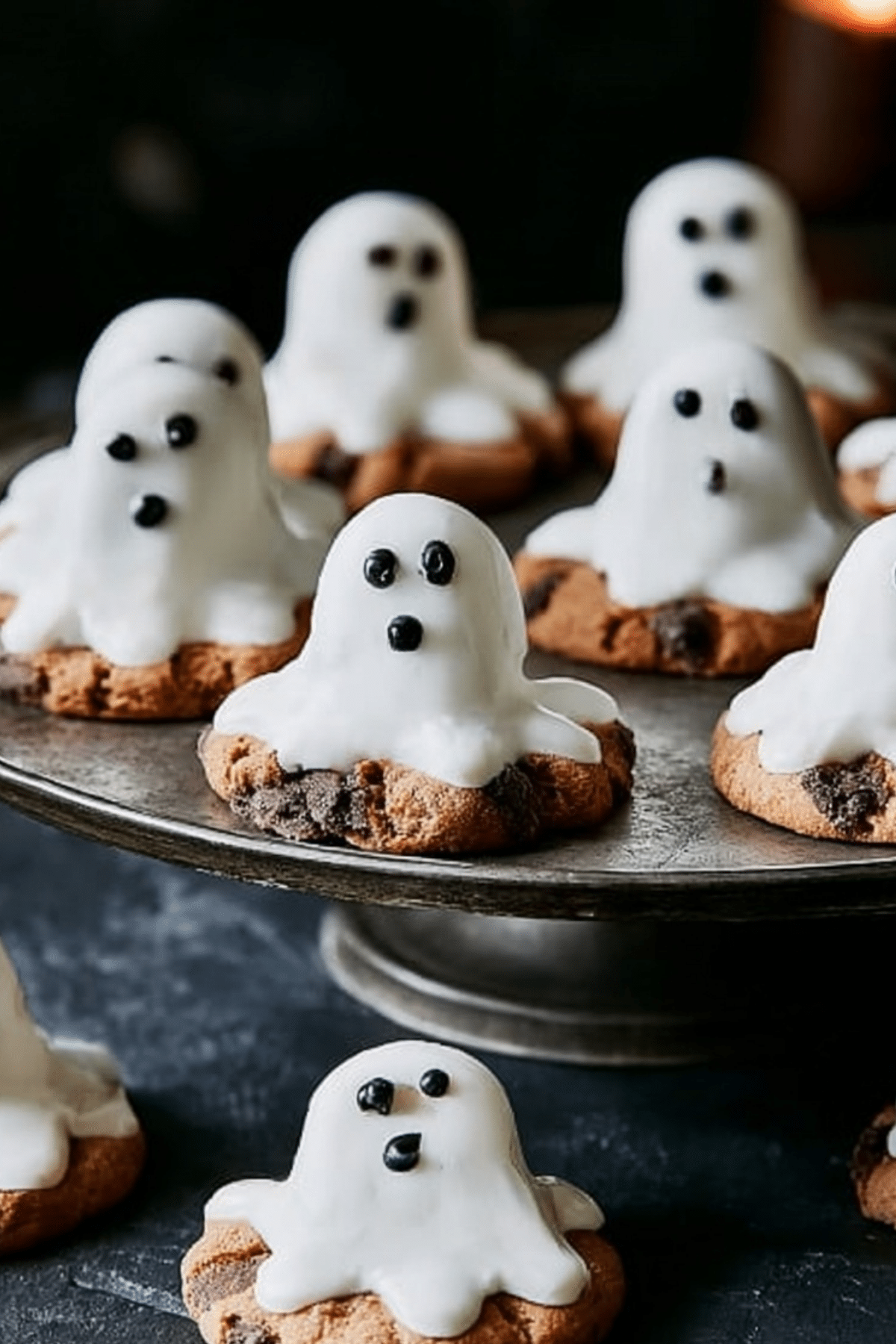 Ghost Cookies – Easy No-Bake Treat - The Sisters Cooking